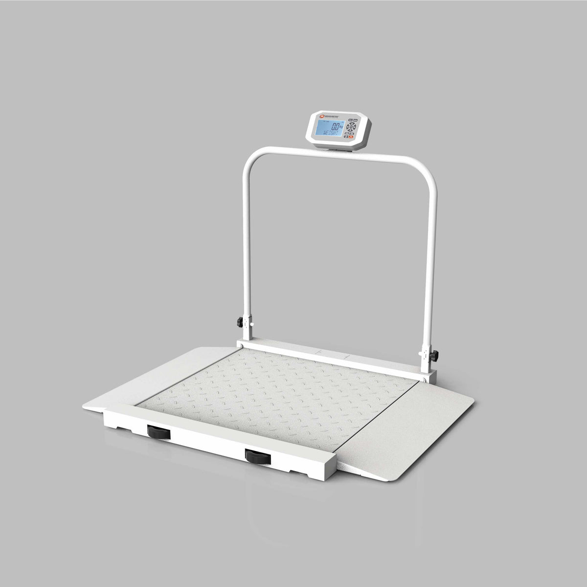 EH-WR Wheelchair Scale with foldable ramps handrails large LCD display ...